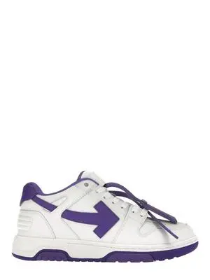 Off-White Off-White OOO Low-Top Sneakers White/purple