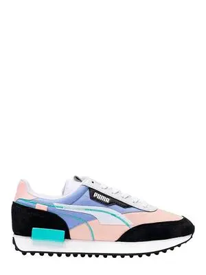 PUMA Future Rider Twofold Sneakers - Elektro Peach/black/elektro Pool