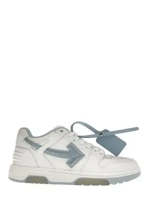 Off-White Ooo Low-top Sneakers - White/light Blue