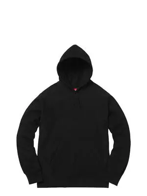 Supreme Embossed Logo Hooded Sweatshirt - Black