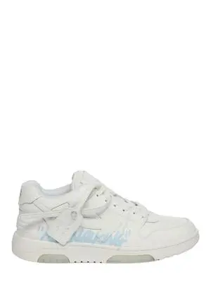 Off-White Out Of Office Low-Top Sneakers White/light Blue