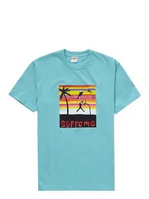 Supreme Dunk Tee Shirt - Light Teal