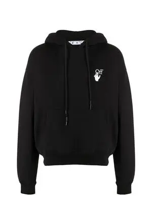 Off-White Oversize Fit Pascal Arrow Hoodie - Black/white
