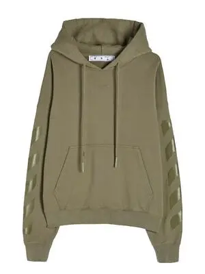 Off-White Rubber Arrows Hoodie Green