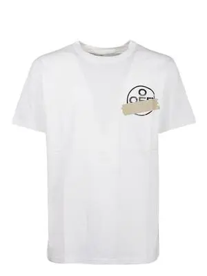 Off-White Off Slim Fit Tape Arrows T-shirt - White/beige