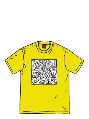 Supreme Dragon Tee Shirt - Sulfur