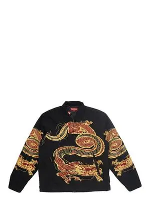 Supreme Dragon Work Jacket - Black