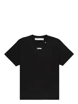 Off-White Oversized Fit Caravaggio Square T-shirt - Black