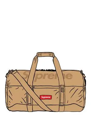 Supreme Duffle Bag - Tan