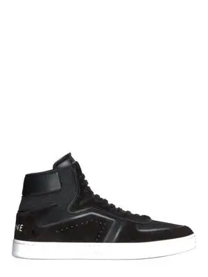 Celine Ct-01 Z Trainer High Top Sneakers - Black/white