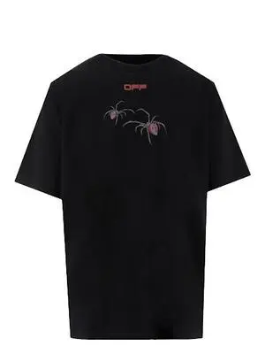 Off-White Oversized Fit Arachno Arrows T-shirt - Black
