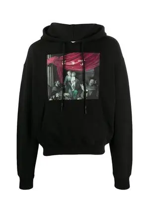 OFF-WHITE Oversize Fit Caravaggio Painting Hoodie