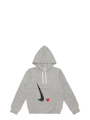 Play Comme Des Garcon Cdg Play X Nike Hoodie - Grey