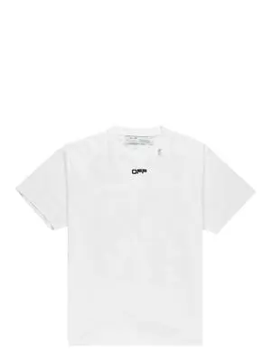 Off-White Off Oversized Fit Caravaggio Square T-shirt - White/black