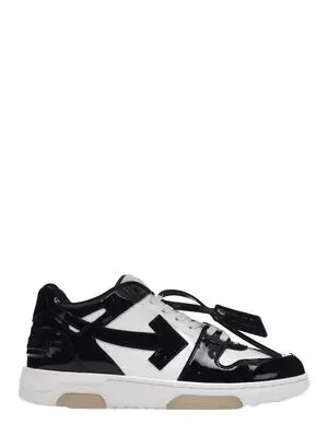Off-White Out Of Office "ooo" Low Top Sneakers - Black/white