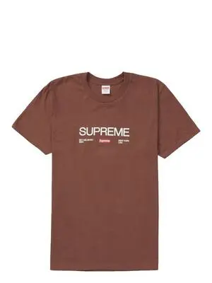 Supreme Est. 1994 Tee Shirt - Brown
