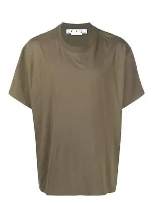 Off-White Rubber Diagonals Oversized T-shirt - Army Green