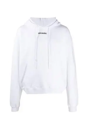 Off-White Oversize Fit Marker Arrows Hoodie White/blue