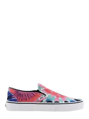 VANS Classic Slip-on Sneakers - Tie/dye/white