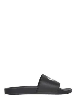 Balenciaga City Pool Slides Black/white