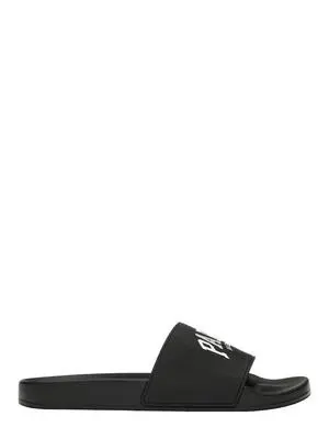 Balenciaga City Pool Slide Parisin - Black/white