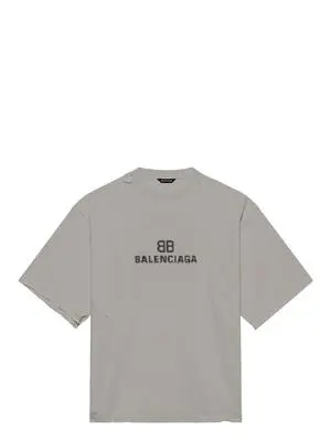 Balenciaga Bb Pixel Boxy T-shirt - Grey