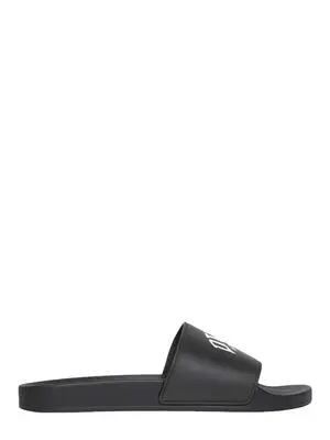 Balenciaga City Pool Slide - Black/white