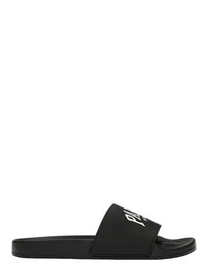 Balenciaga City Pool Slide Paris - Black/white
