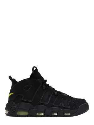 Nike Air More Uptempo Sneakers - Black/volt