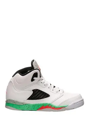 JORDAN 5 Retro - White/infrared 23/light Poison Green