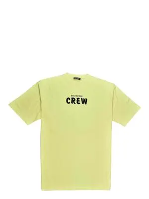 Balenciaga Crew Logo T-shirt - Fluo Yellow