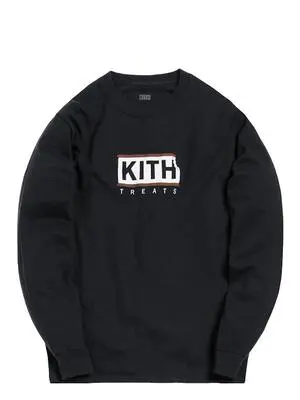 Kith Treats Ice Cream Sandwich Long Sleeve Tee Shirt - Black