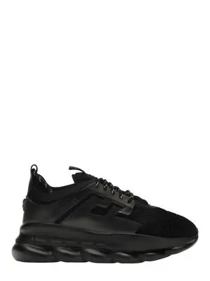 Versace Chain Reaction Sneakers - Black