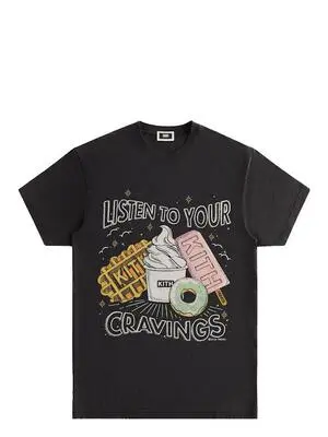 Kith Treats Cravings Vintage Tee Shirt - Black