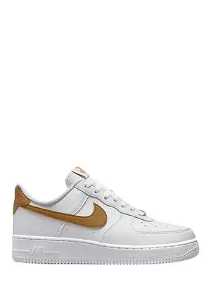 Nike Air Force 1 Low Next Nature White/gold Suede