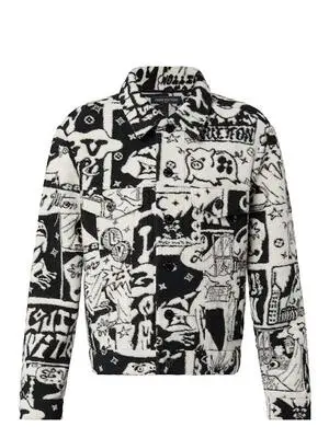 LOUIS VUITTON LV Comics Trucker Jacket