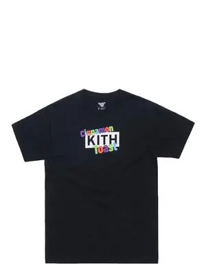 Kith Treats X Cinnamon Toast Crunch Classic Logo Tee Shirt - Black
