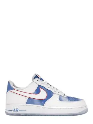 Nike Air Force 1 Low White/pacific Blue/metallic Silver