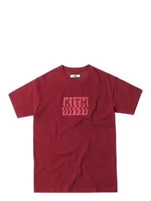 Kith Warp Tee Shirt - Red