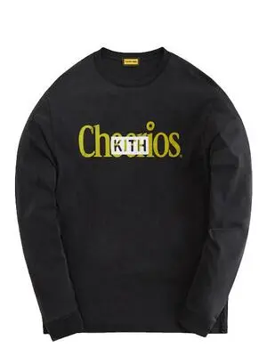 Kith Treats Cheerios Vintage Long Sleeve Tee Shirt - Black