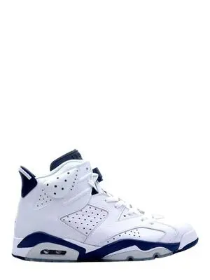 JORDAN Jordan 6 Retro Sneakers White/midnight Navy Blue