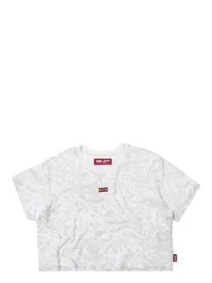 Kith X Coca-cola Checkered Cropped T-shirt - White
