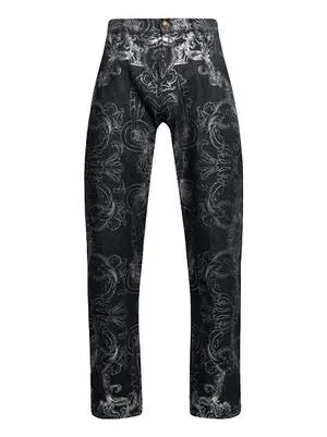 Versace Patterned Jeans - Black