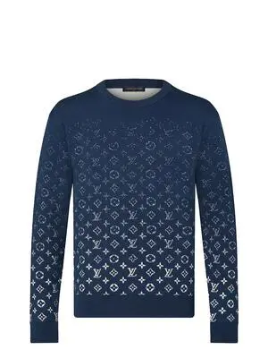 LOUIS VUITTON Lvse Monogram Degrade Crewneck Sweatshirt - Dark Ocean