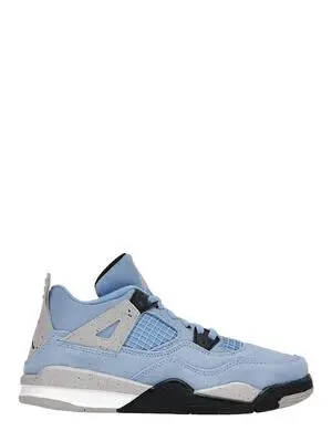 JORDAN 4 Retro Sneakers - University Blue/tech Grey/white