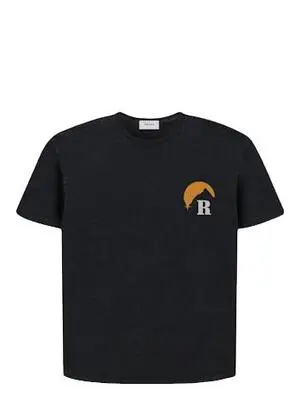 Rhude Mountain Logo Tee Shirt - Black