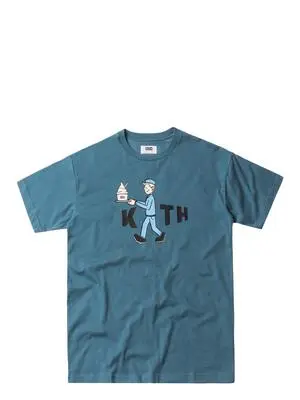 Kith Treats Delivered Tee Shirt - Blue