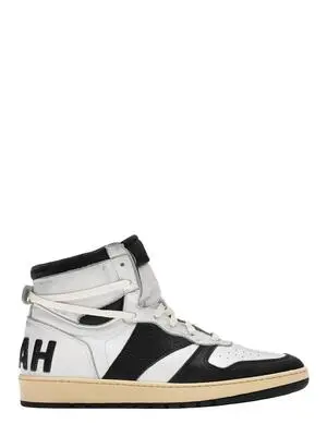 Rhude Rhecess High-top Sneakers - White/black/natural