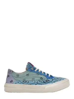 Rhude V2 Low Pastel Bandana Sneakers - Red/blue/black