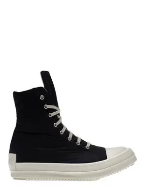 Rick Owens Strobein High-top Sneakers - Black/milk